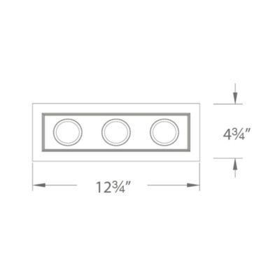 Mini LED 3 Light Recessed Multiple Spot Light Kit by WAC Lighting at ...