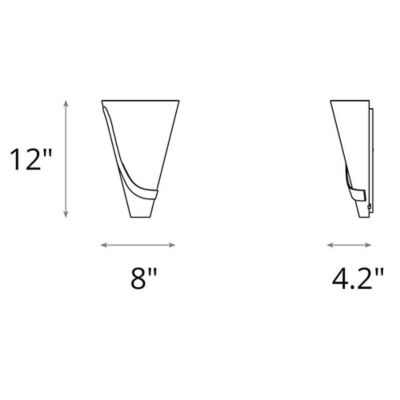 Half Cone with Sweep Wall Sconce by Hubbardton Forge at Lumens.com