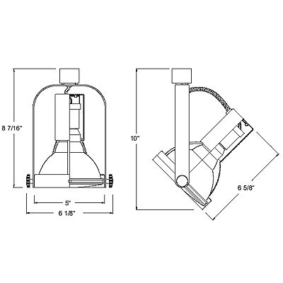 Line Voltage Gimble Ring 765 Track Head by WAC Lighting at Lumens.com