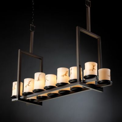 LumenAria Dakota Double Bar Linear Suspension by Justice Design Group ...