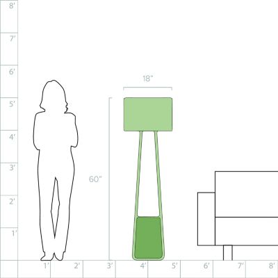 Tube Top Floor Lamp by Pablo Designs at Lumens.com