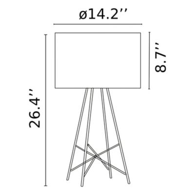 Ray T Table Lamp by FLOS at Lumens.com