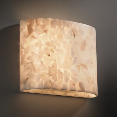 Alabaster Rocks! Oval Wall Sconce by Justice Design Group at Lumens.com