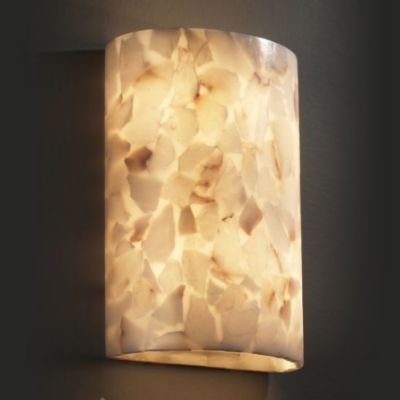 Alabaster Rocks! Cylinder Wall Sconce by Justice Design Group at Lumens.com
