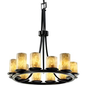 Alabaster Rocks! Dakota 12-Light Ring Chandelier by Justice Design ...