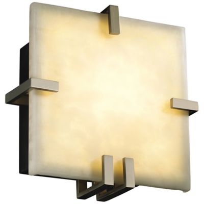 Beige Square Wall Sconces at Lumens