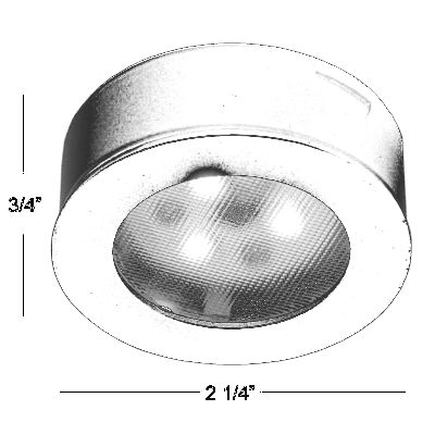 LEDme Round Button Light by WAC Lighting at Lumens.com