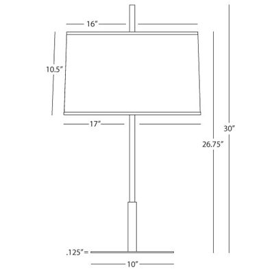 Echo Table Lamp by Robert Abbey at Lumens.com
