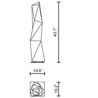 Diamond Floor Lamp by Slamp at Lumens.com