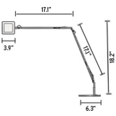 Kelvin LED Green Mode Task Lamp by FLOS at Lumens.com