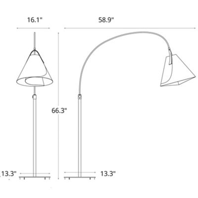 Mobius Floor Lamp by Hubbardton Forge at Lumens.com