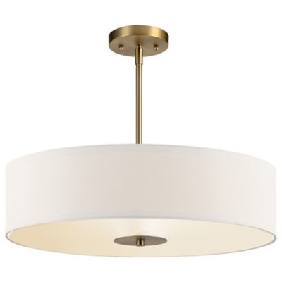 Convertible Drum Pendant / Semi-Flushmount by Kichler at Lumens.com