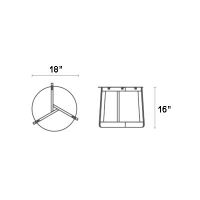 Pi Side Table by Blu Dot at Lumens.com