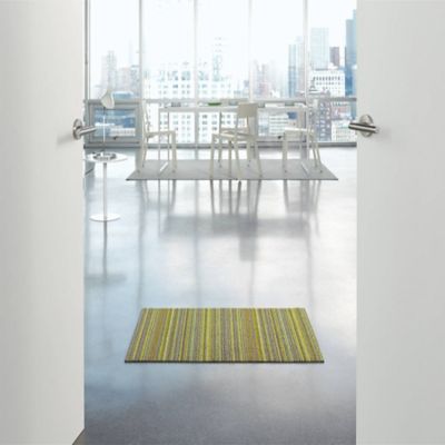 Skinny Stripe Shag Indoor/Outdoor Mat by Chilewich at Lumens.com