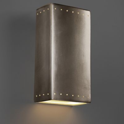 Rectangle Outdoor Wall Sconce by Justice Design Group at Lumens.com