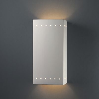 Rectangle Outdoor Wall Sconce by Justice Design Group at Lumens.com