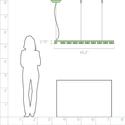 LED Net Line 125 Suspension by Artemide at Lumens.com