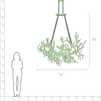 Rainforest Chandelier by Currey and Company at Lumens.com