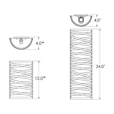 Tempest Cover Wall Sconce by Hammerton Studio at Lumens.com