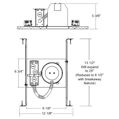 4-Inch Line Voltage Non-IC Housing by Juno at Lumens.com
