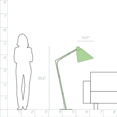 Reach Floor Lamp by Hubbardton Forge at Lumens.com