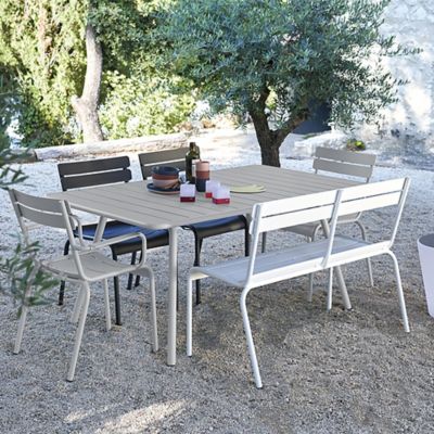 Luxembourg Stacking Bench by Fermob at Lumens.com