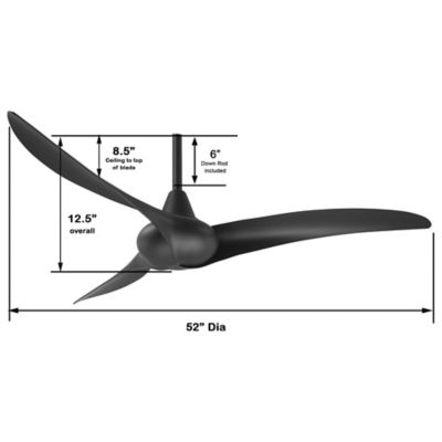 Wave Ceiling Fan by Minka Aire Fans at Lumens.com