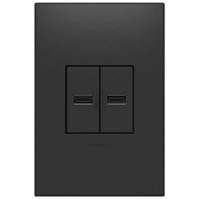 USB 1-Module Outlet by Legrand Adorne at Lumens.com