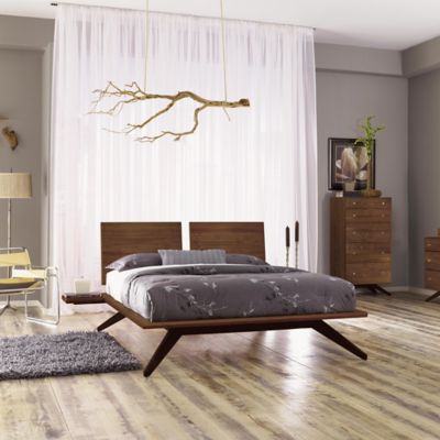 Astrid Bed with 2 Headboard Panels by Copeland Furniture at Lumens.com