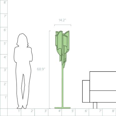 Stream Floor Lamp by Terzani at Lumens.com