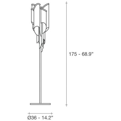Stream Floor Lamp by Terzani at Lumens.com