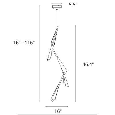 Quill LED Pendant by Hubbardton Forge at Lumens.com